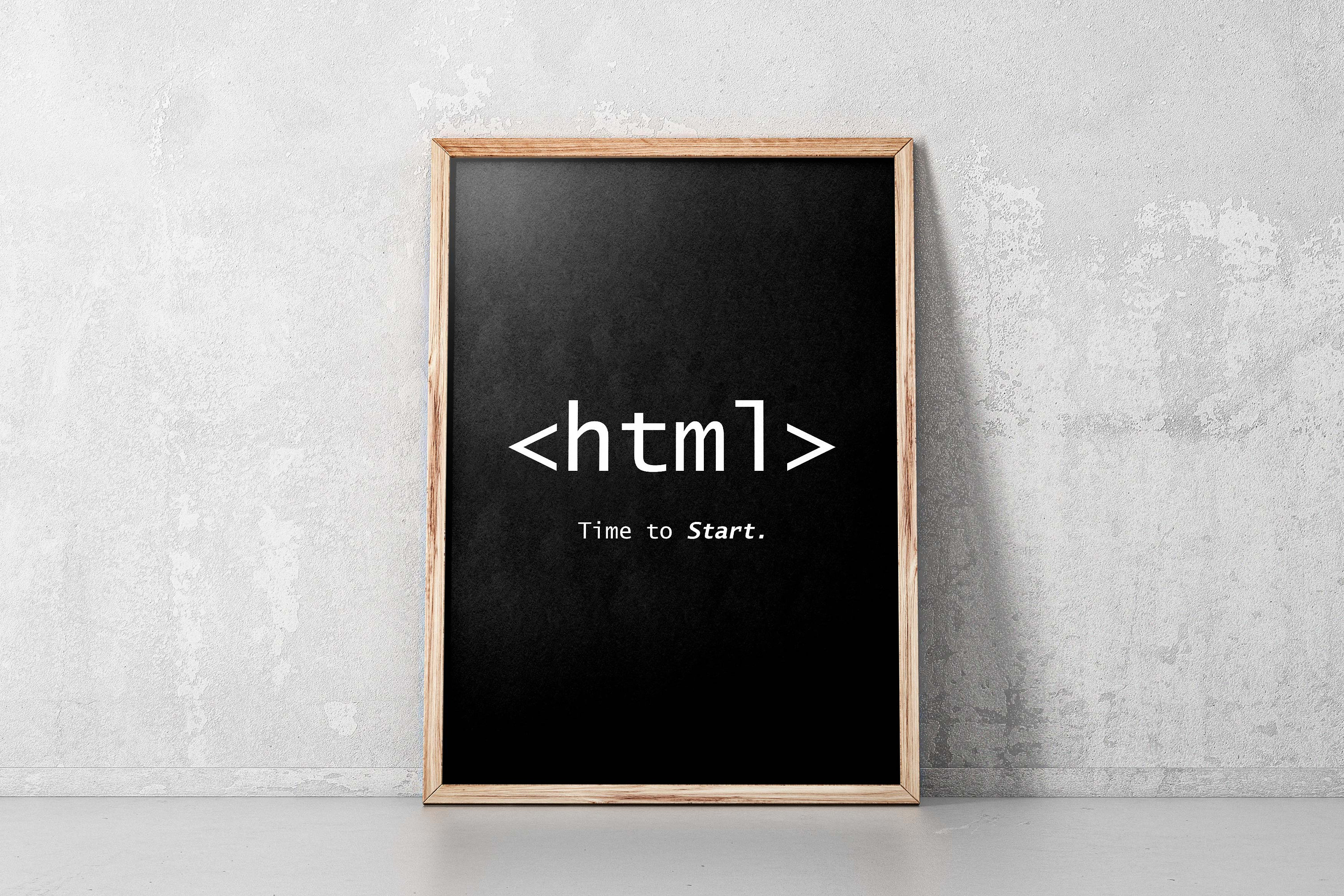 HTML Poster. Computer Room Decor. Coding Posters. Programmer - Etsy