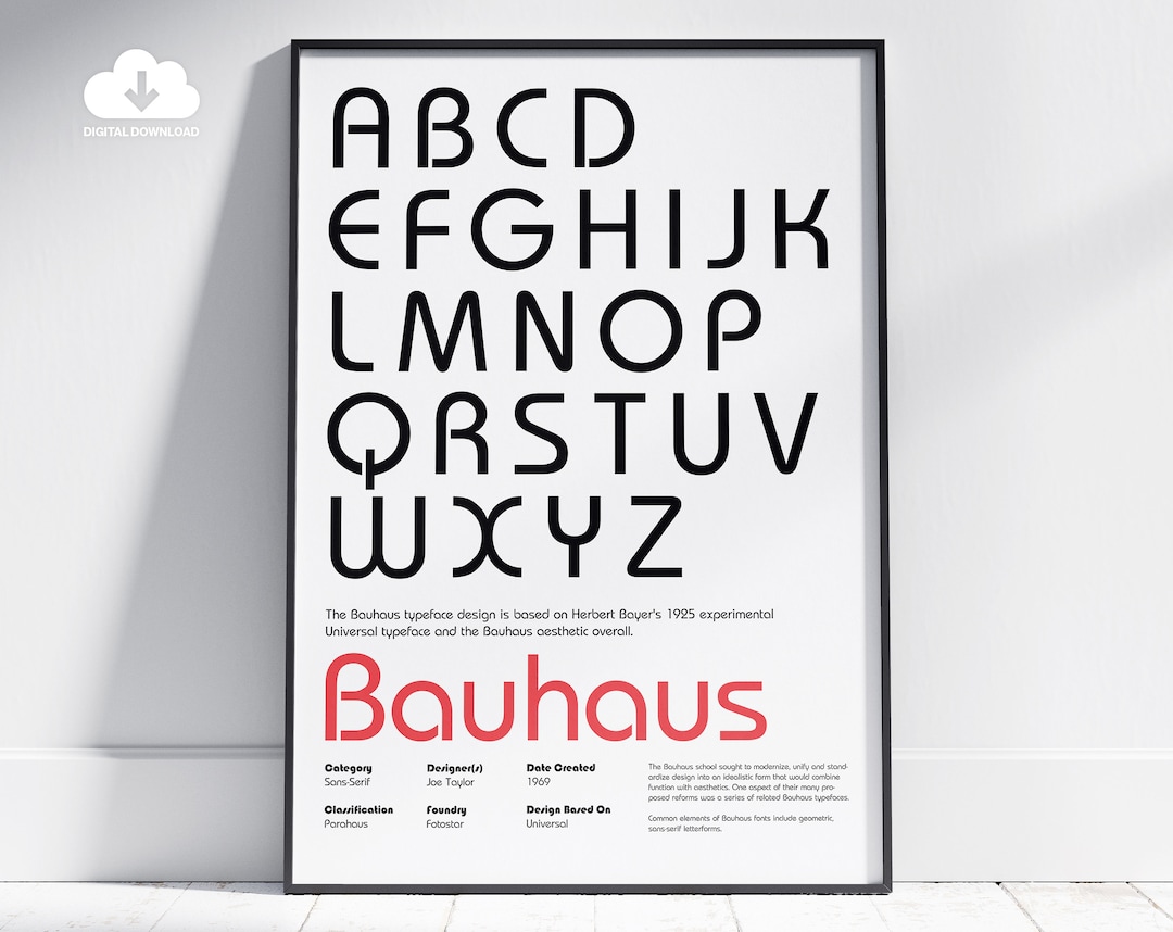Bauhaus Font