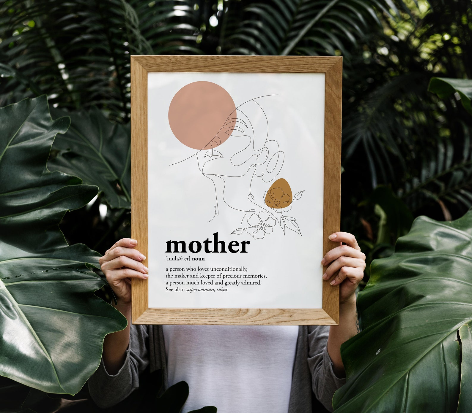 MOTHERS Day Gift Idea Poster. Printable MOTHERS Day Gift. - Etsy