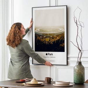 APPLE Poster. APPLE PARK Print. Apple Park Wall Art. Printable Apple ...