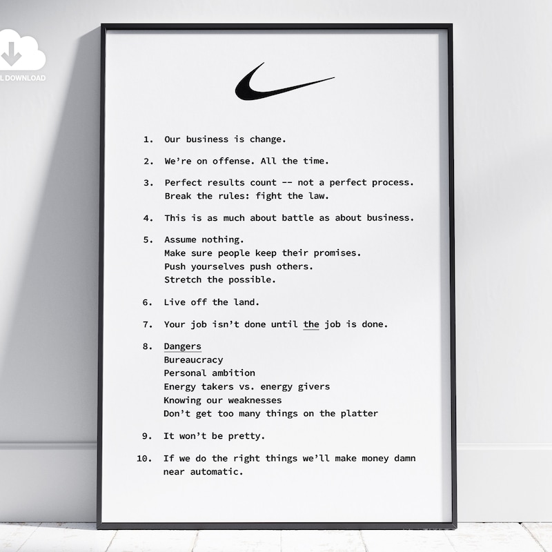 Nike Poster - Etsy UK