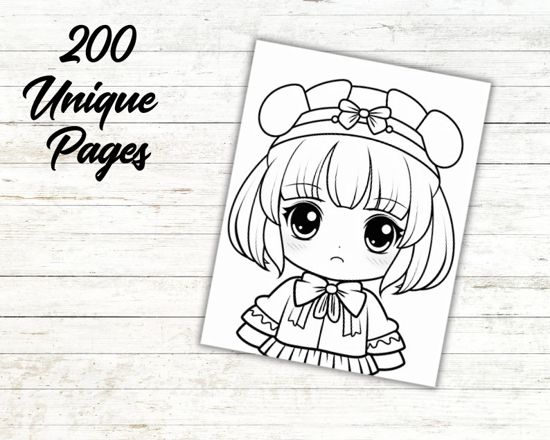 200 Cute Kawaii Coloring Pages for Kids | Coloring Pages for Adult and ...