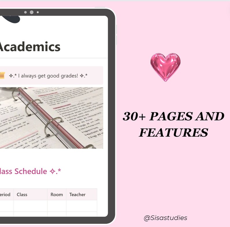 Ultimate That Girl Notion Life Planner Template - Pink Princess Y2k ...