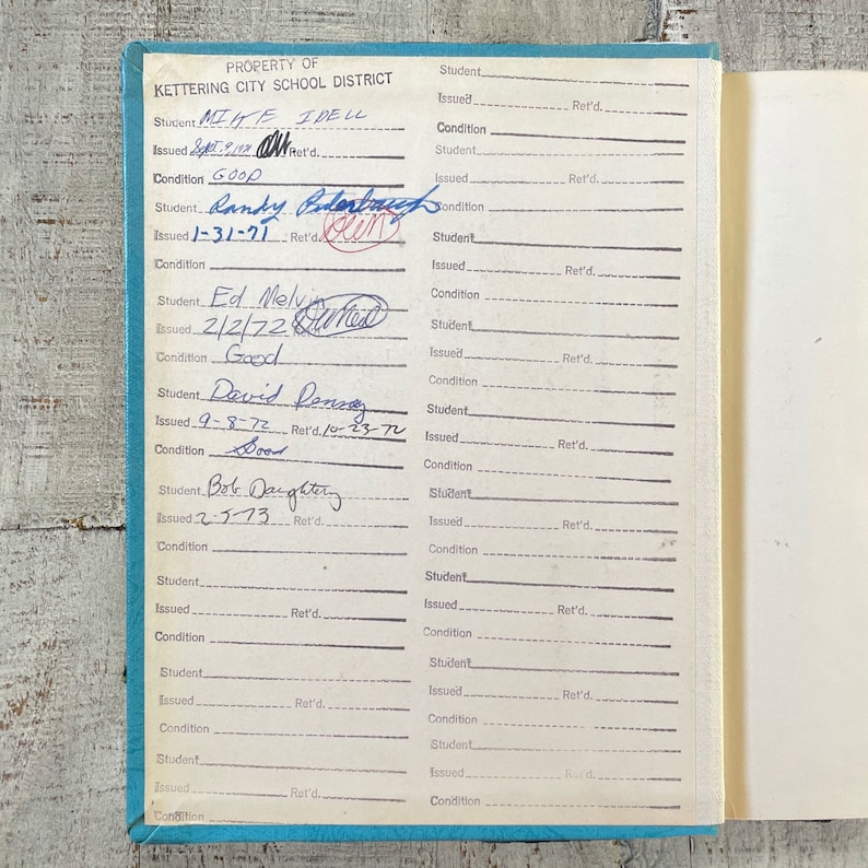 Vintage Automotive Mechanics 1965 William H Crouse Turquoise Textbook ...