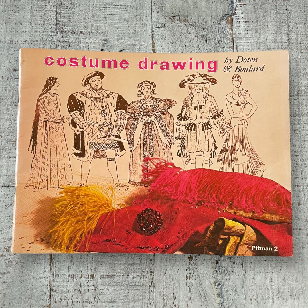 Costume Drawing Second Edition Doten & Boulard 1956 - Etsy