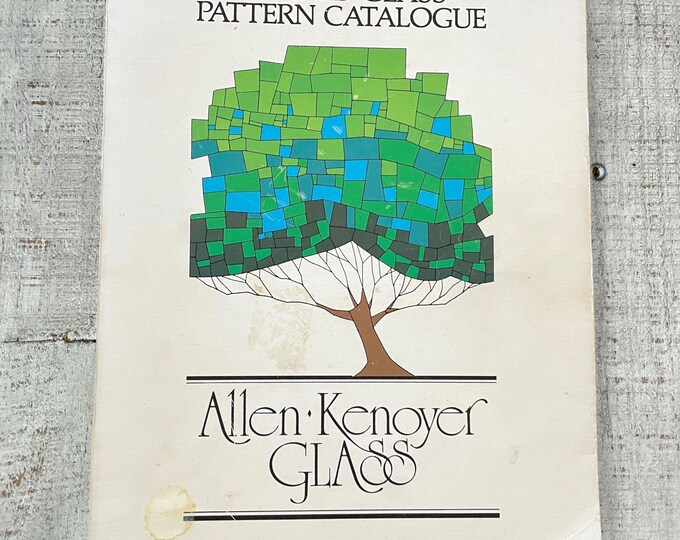 Stained Glass Pattern Catalog Allen Kenoyer Glass 1981 Reference Only ...