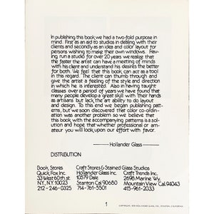 Stained Glass Patterns in Color 1978 Design Reference Book - Etsy