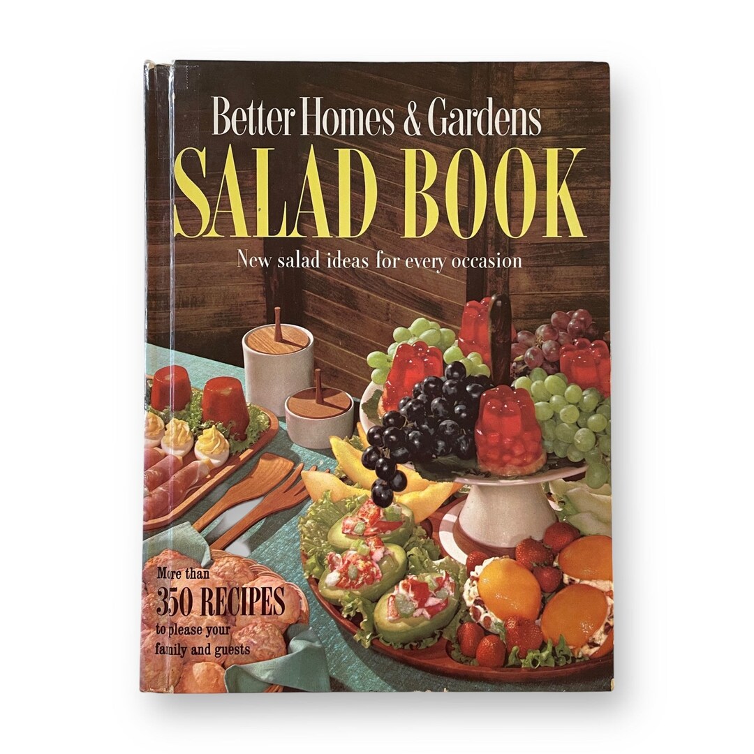 Vintage BH&G Salad Book: New Salad Book Cookbook HC 1958 Mid Century - Etsy
