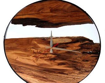 Live Edge Clock - Etsy Canada