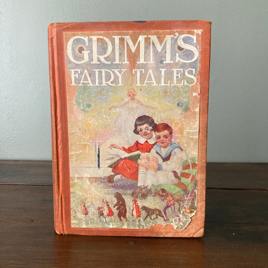 1925 Grimm’s Fairy Tales Hardcover Book / Vintage Antique John C ...