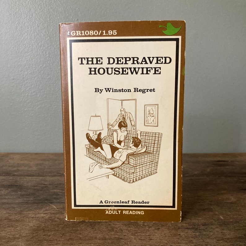 1973 “the Depraved Housewife” Paperback Book / Vintage Smut Sleeze Erotica Adult Reading ...