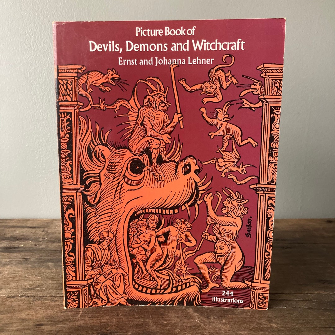 1971 picture Book of Devils Demons and Witchcraft Paperback - Etsy