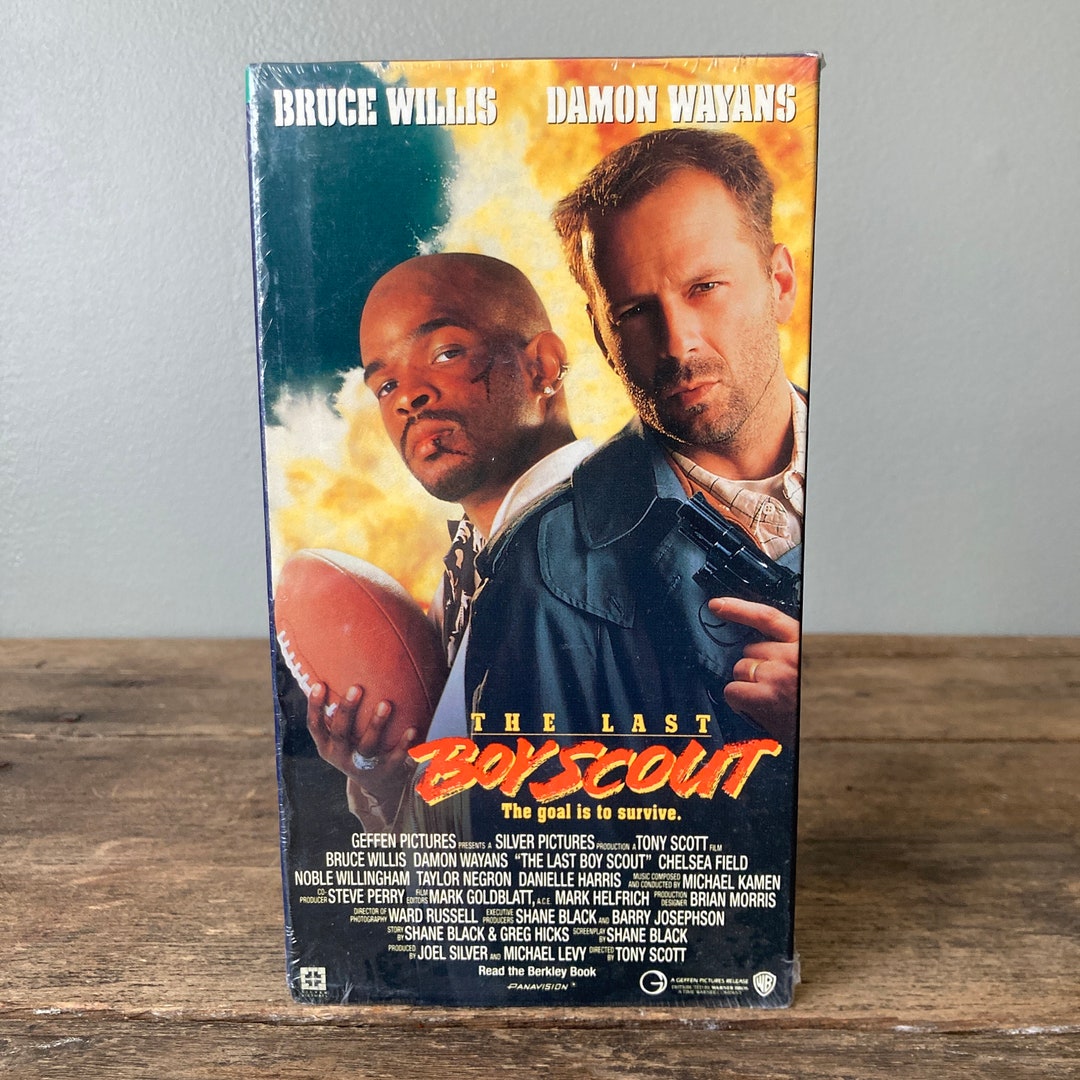 1992 “the Last Boy Scout” Sealed VHS Tape / Vintage Film Geffen Warner ...