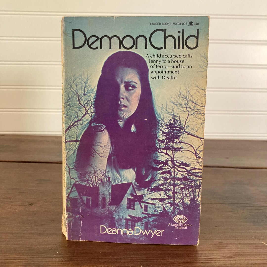 1973 Demon Child Paperback Book / Deanna Dwyer Dean Koontz Lancer ...
