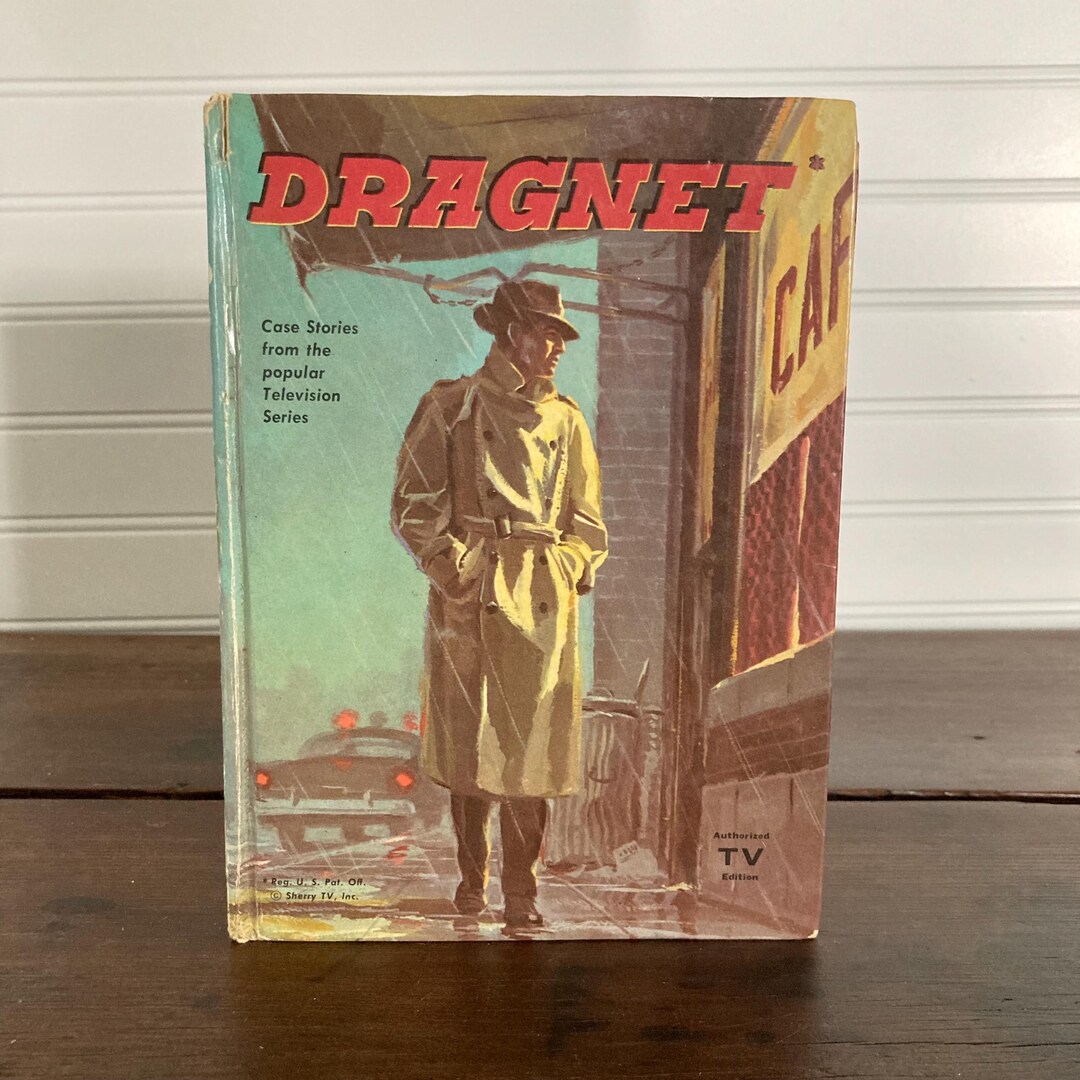 1957 Dragnet Hardcover Book / Vintage Sherry TV Richard Deming Whitman ...