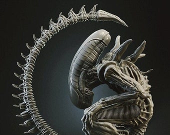 3d Alien Stl - Etsy
