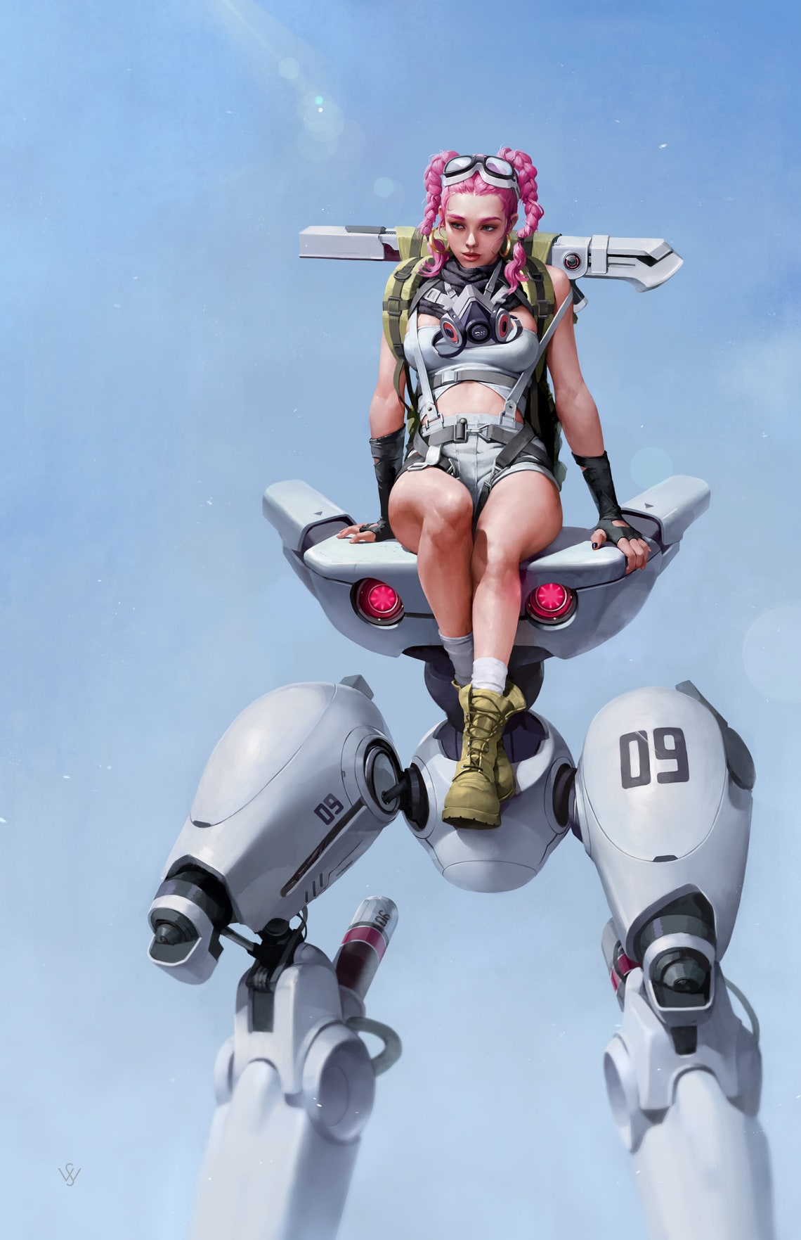 Cyberpunk Girl and Robot STL 3d Print Files - Etsy Australia