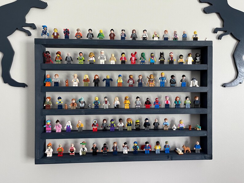 Mini Figure Shelf/ Floating Mini Figure Shelf/ Mini Figure Display ...