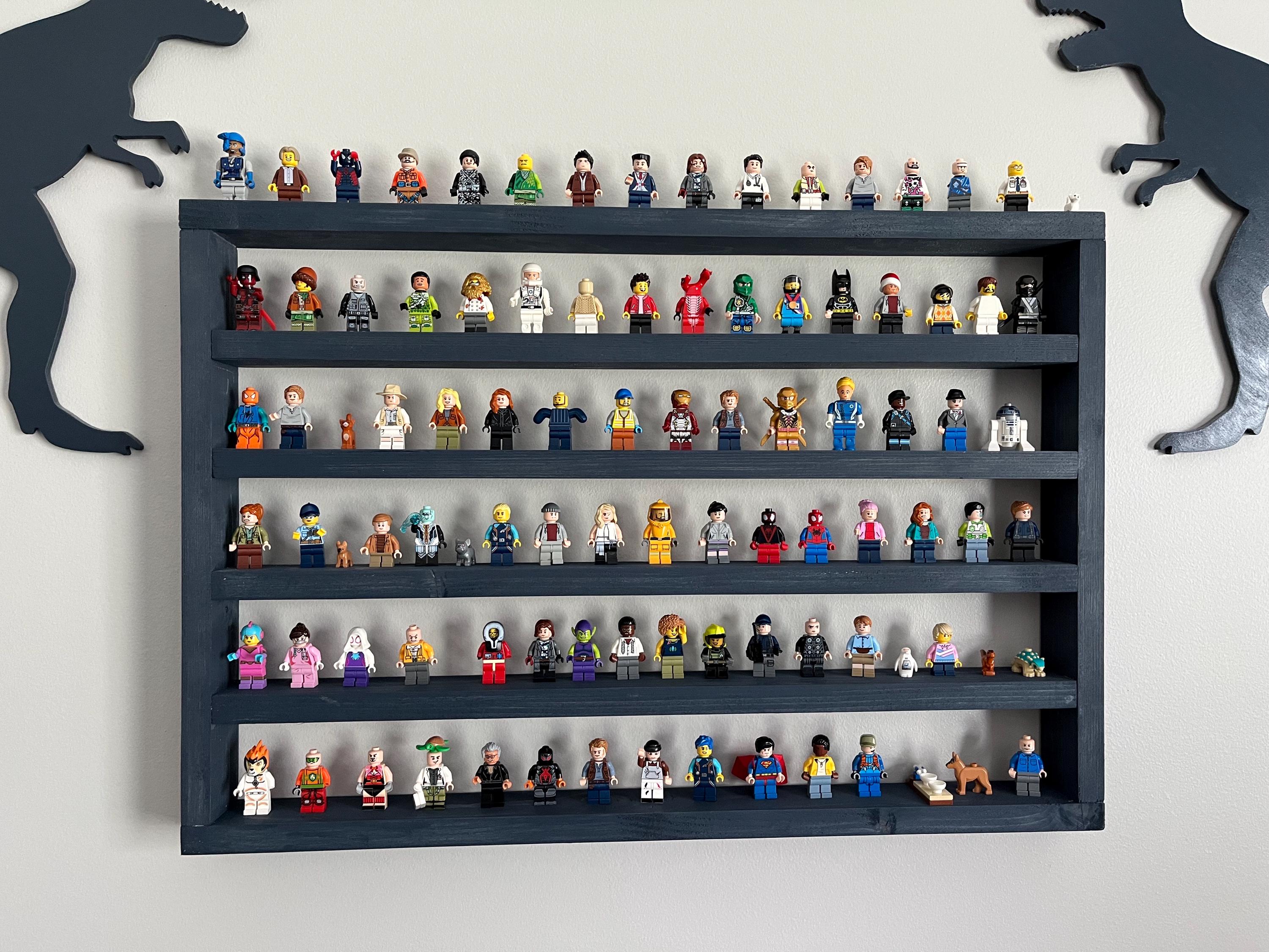 Mini Figure Shelf/ Floating Mini Figure Shelf/ Mini Figure Display ...