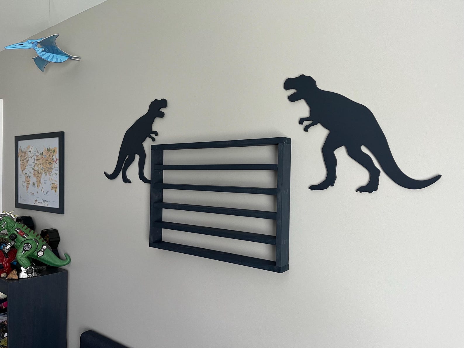 Floating Shelf for Dinosaurs/ Dinosaur Floating Shelf/ Small Decor ...