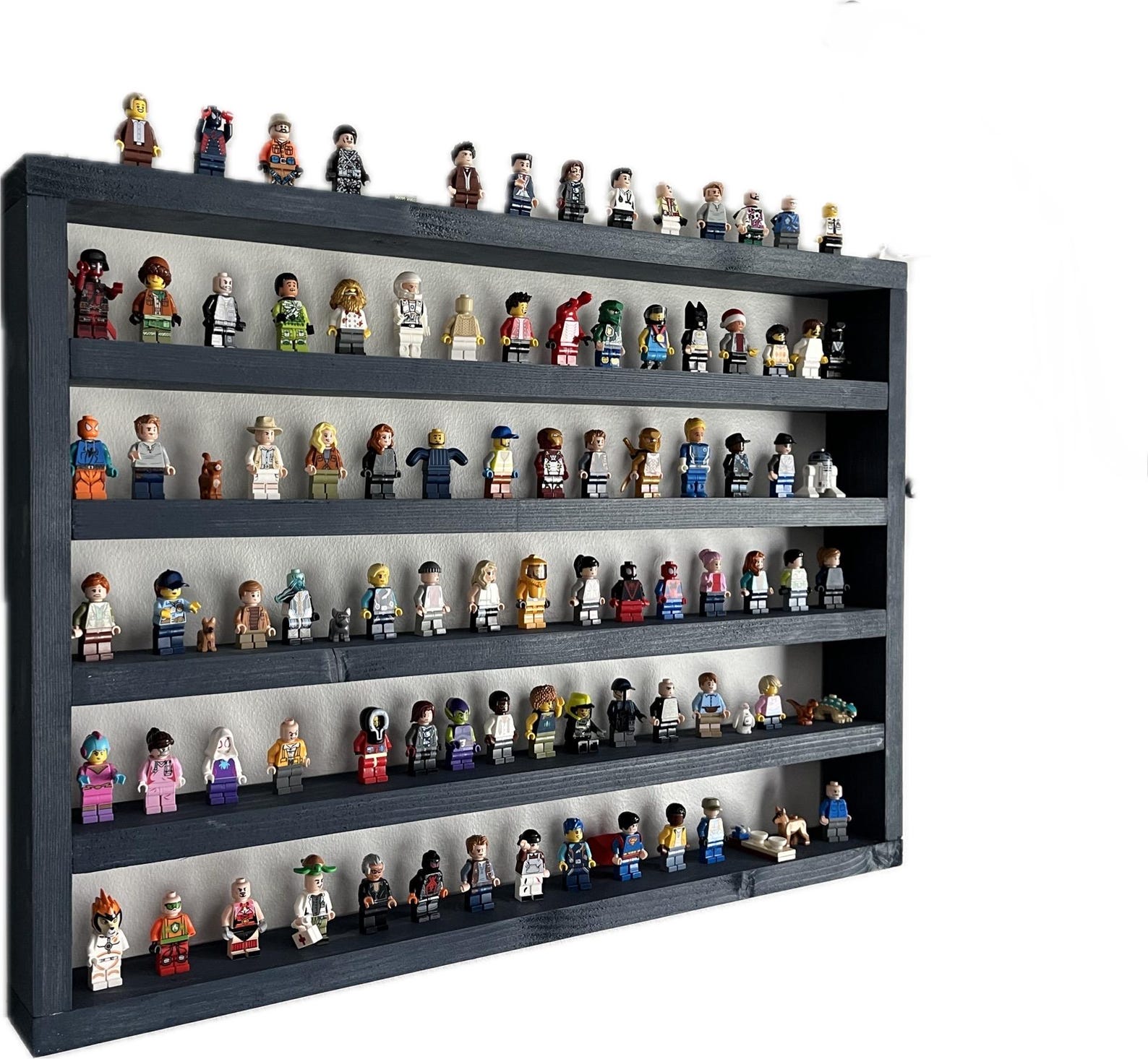 Mini Figure Shelf/ Floating Mini Figure Shelf/ Mini Figure Display ...