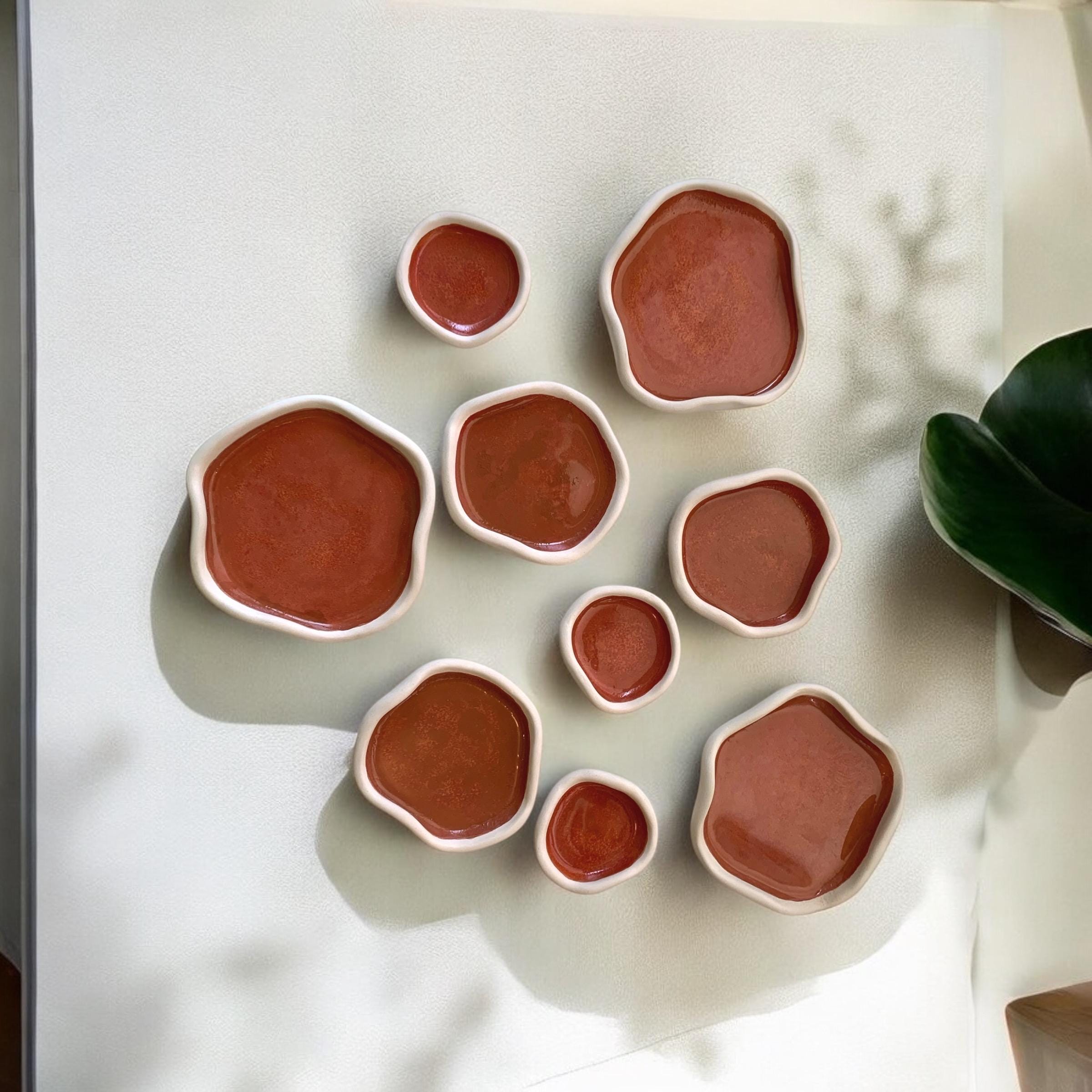 Handmade Ceramic Wall Art: 3D Abstract Tile Sculpture - Etsy