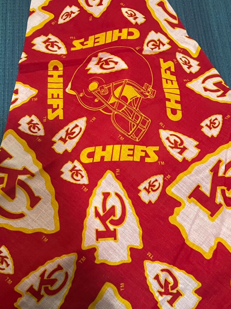 Kansas City Chiefs Head Bandana - Etsy