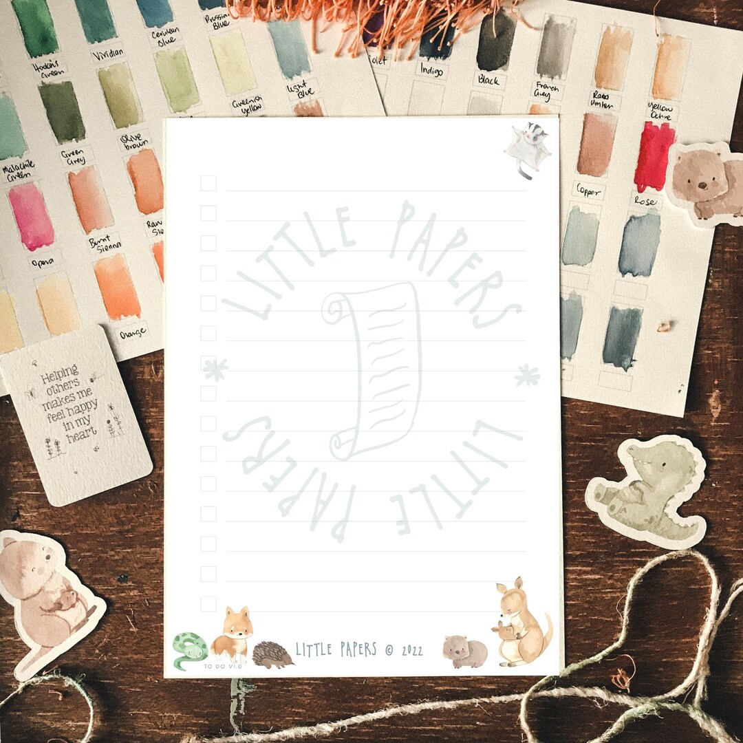 Kids Printable Fun Stationery Paper, Themed, A4, Instant Digital ...