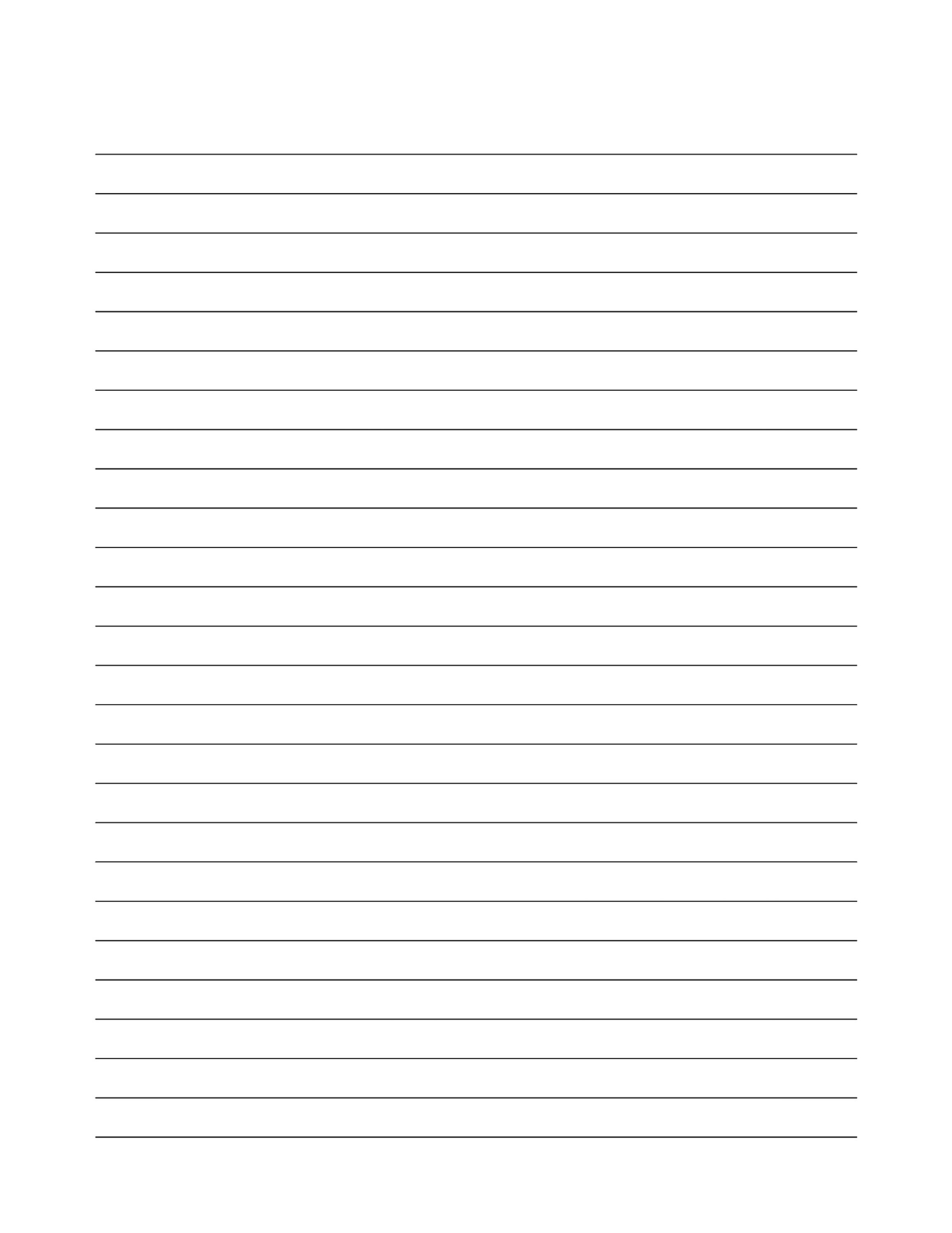 Printable Lined Paper, Lined Notes Printable, Lined Sheets Printable ...