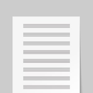 treble clef paper