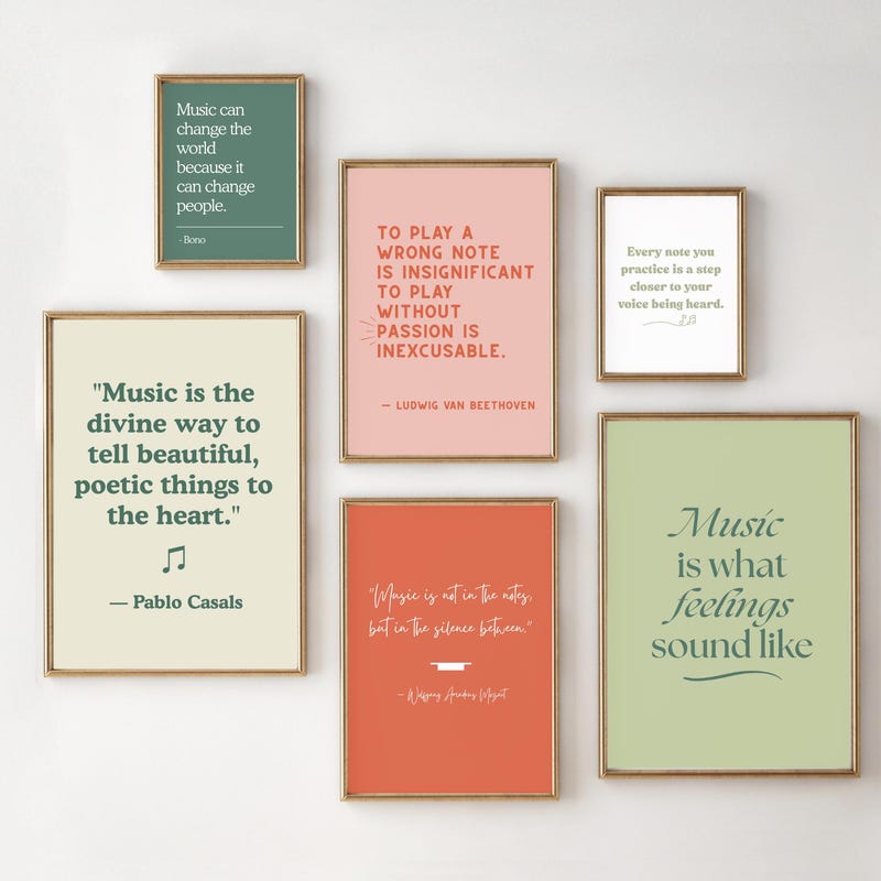 Music Quotes - Etsy