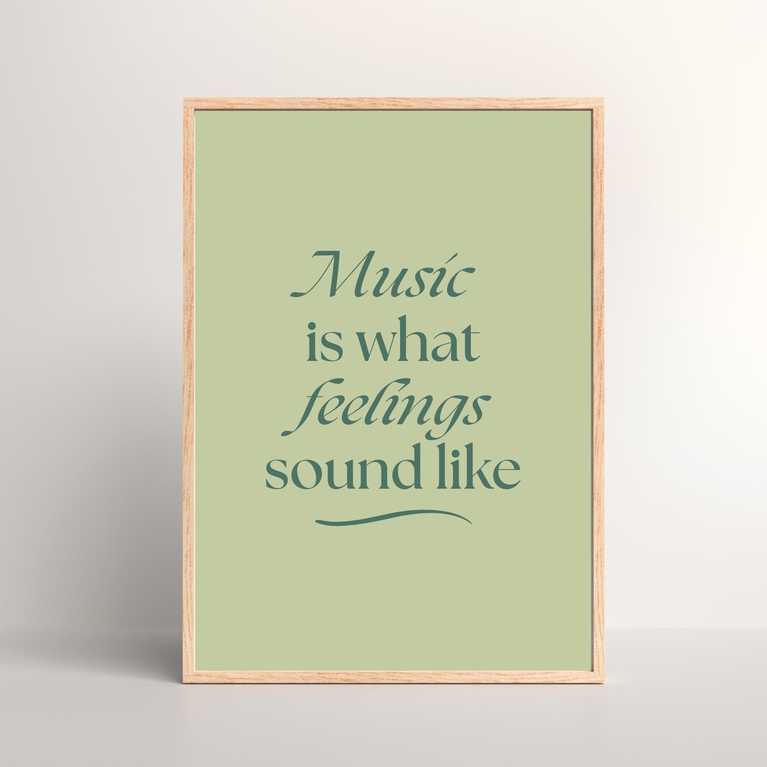 Inspirational Music Quote Wall Art Bundle, Music Studio Gallery Art ...