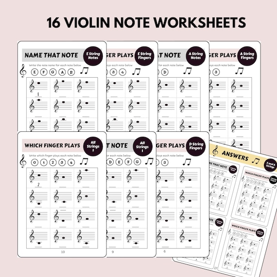 Violin String Names And Numbers
