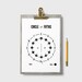 CIRCLE OF 5THS Poster, Circle of Fifths Printout, Music Theory Poster ...