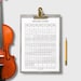 REVIEW CHART Suzuki Violin, Books 1 -8 Practice Sheet, Violin Review ...