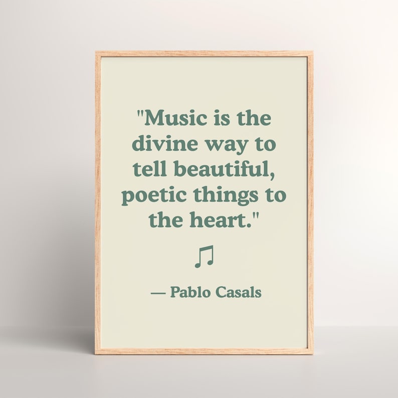 Inspirational Music Quote Wall Art Bundle, Music Studio Gallery Art ...