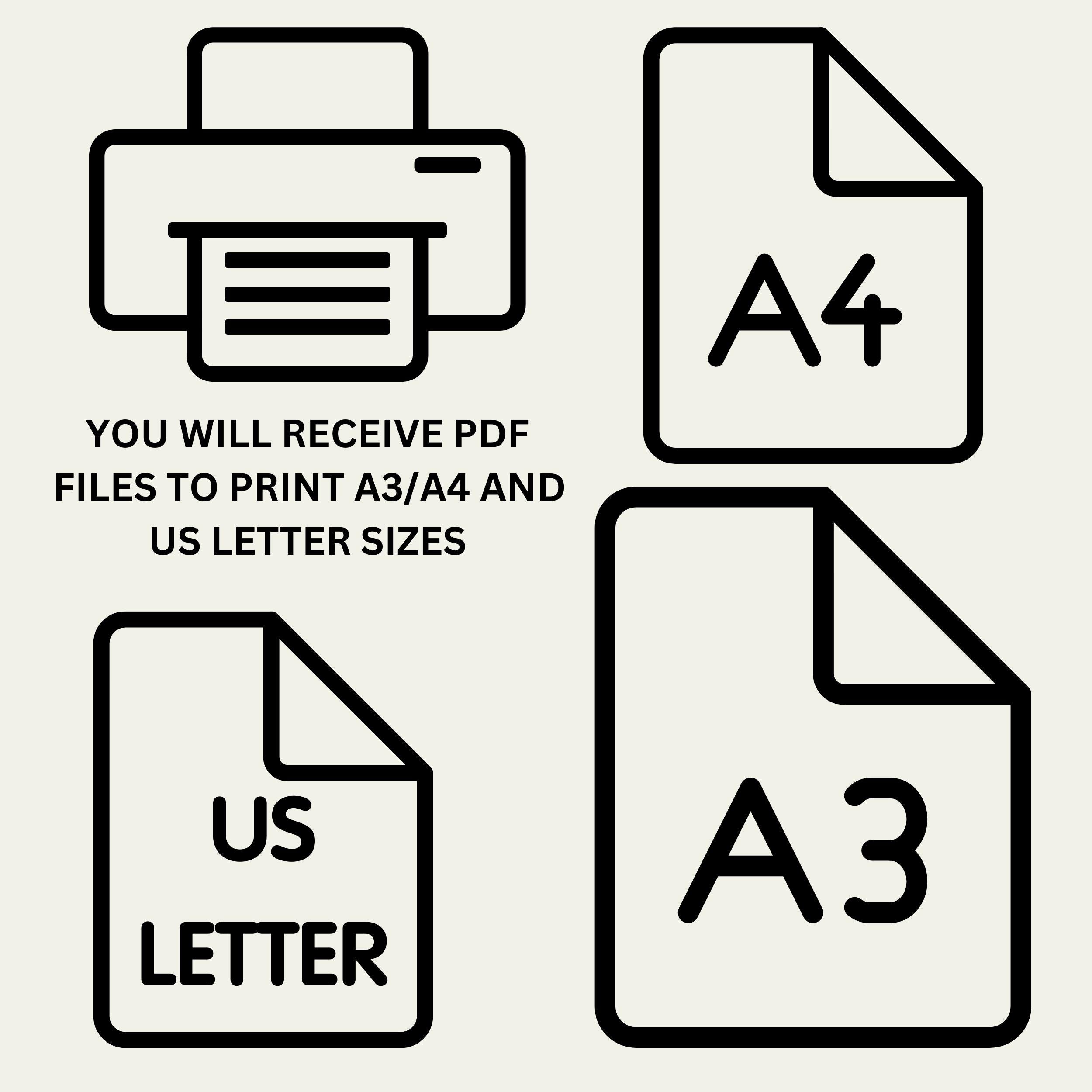 GIANT PIANO STAFF, Piano Notes, Printable Music Staff, Piano Teacher ...