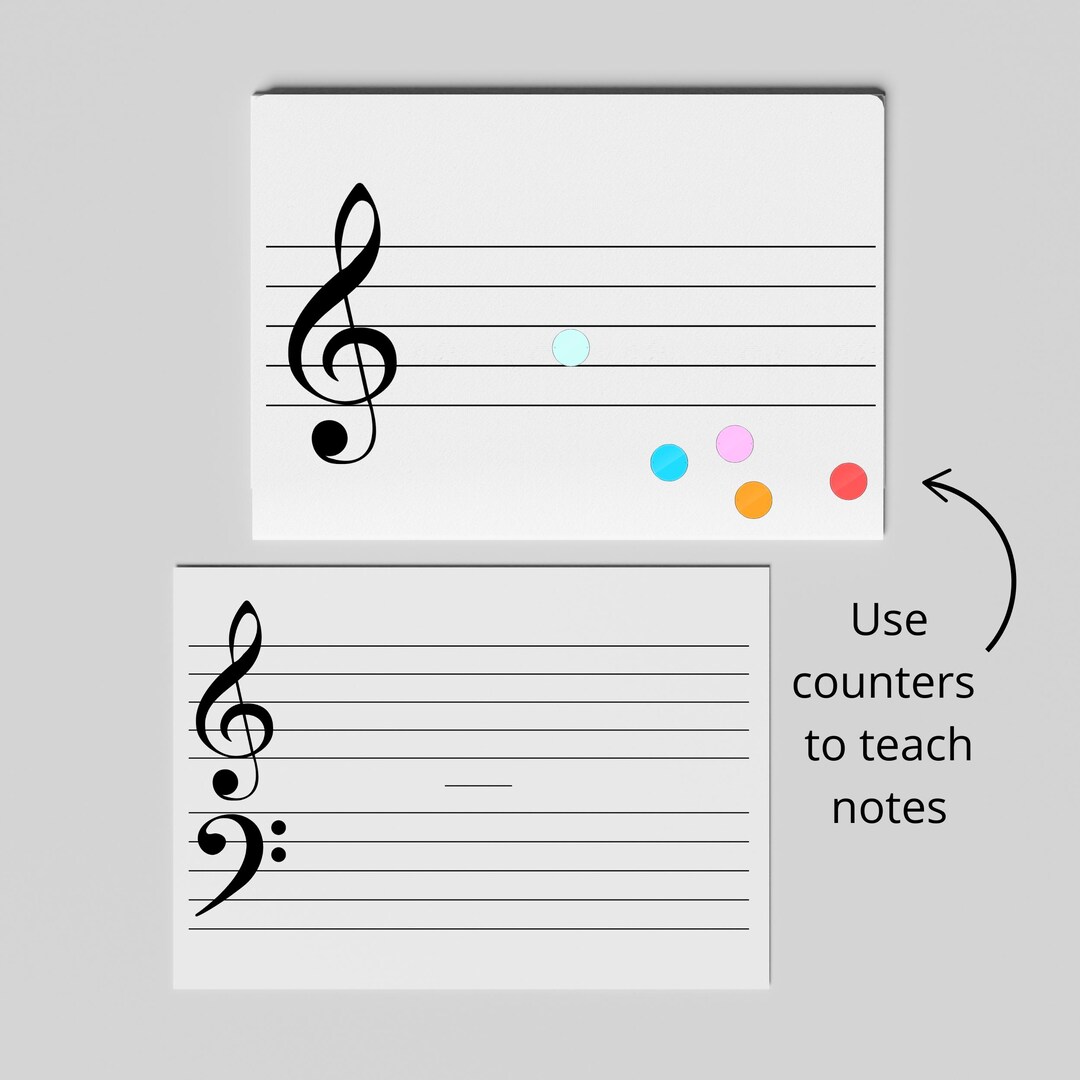 GIANT MUSIC STAFF Printable, Giant Treble Clef, Music Teaching Resource ...