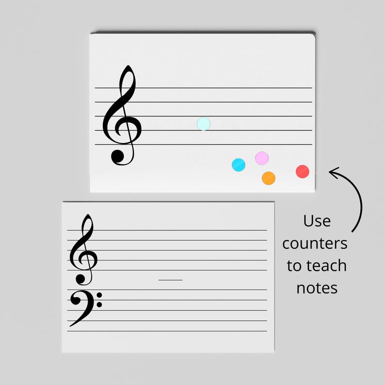 GIANT MUSIC STAFF Printable, Giant Treble Clef, Music Teaching Resource ...