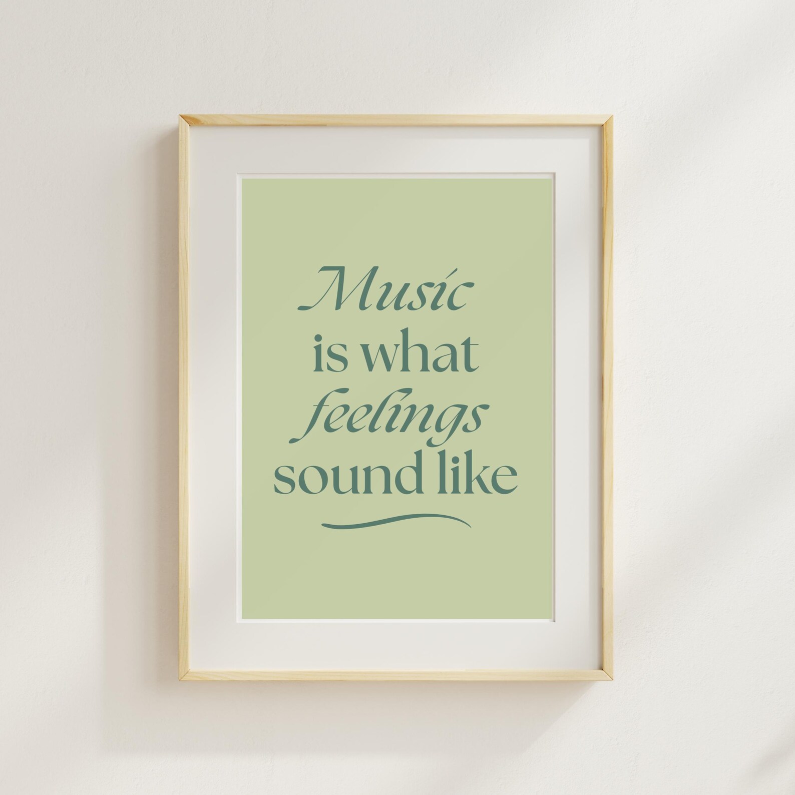 Inspirational Music Quote Wall Art, Music Room Decor, Music Classroom ...