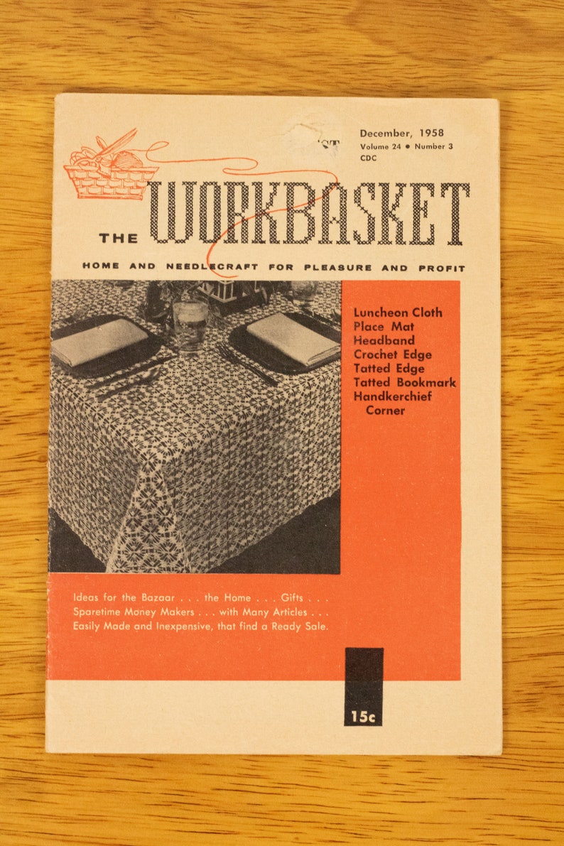 Set of 7 Vintage "the Workbasket" Ladies Magazine - Crochet, Knitting ...