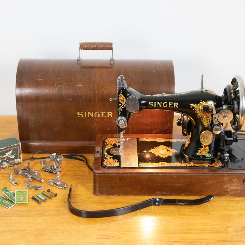 Antique Singer Pedal Sewing Machines - Etsy