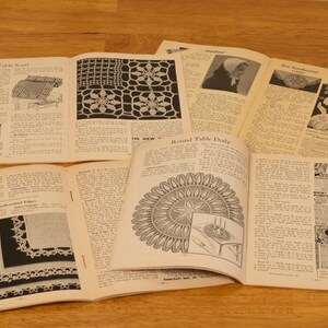 Set of 7 Vintage "the Workbasket" Ladies Magazine - Crochet, Knitting ...