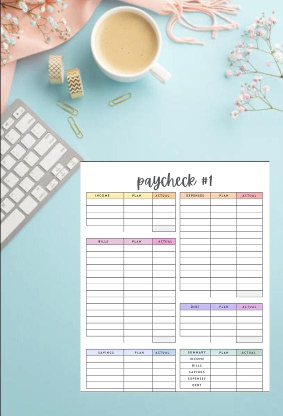 Monthly Budget Printable Bundle - Etsy