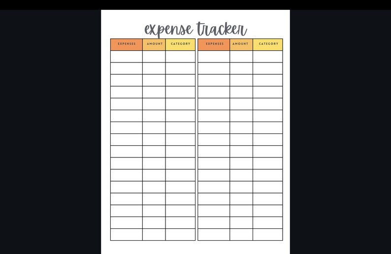 Monthly Budget Printable Bundle - Etsy