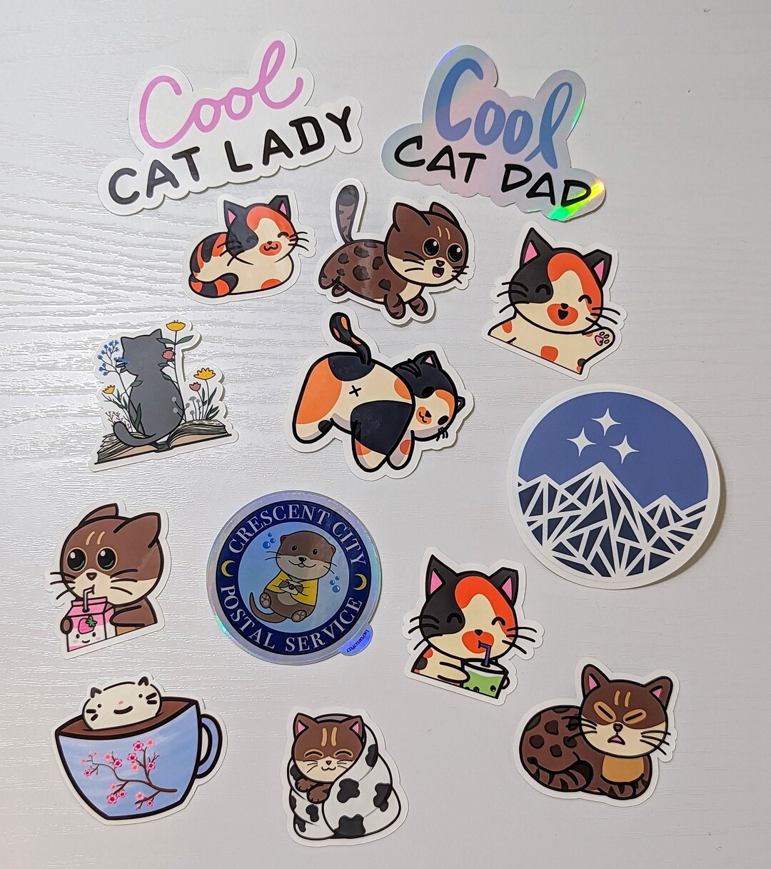 Build Your Own Sticker Pack | Customizable Cute Cat Stickers Pack ...
