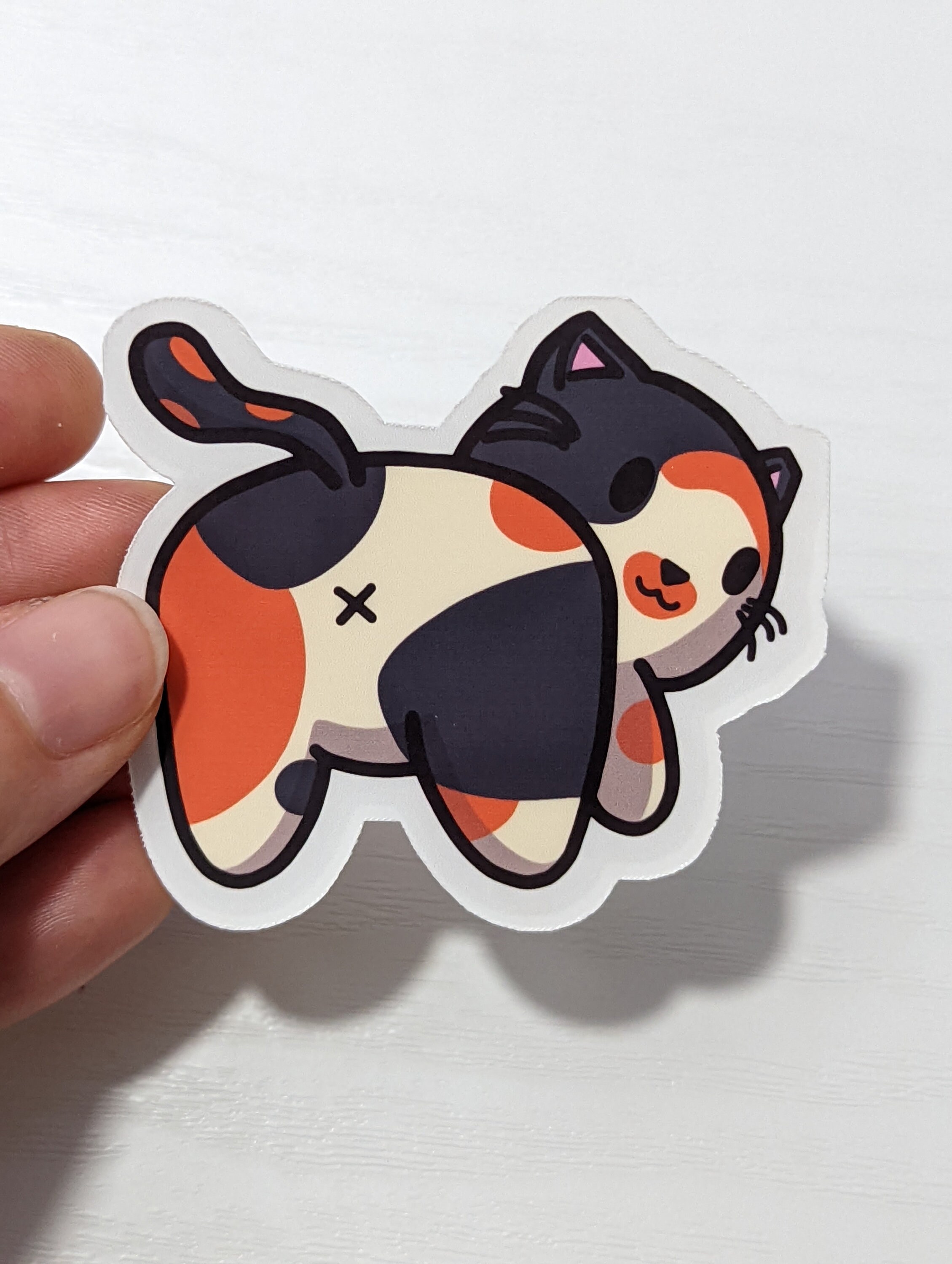 Cute Cat Butt Stickers Funny Cat Stickers Die Cut Vinyl - Etsy