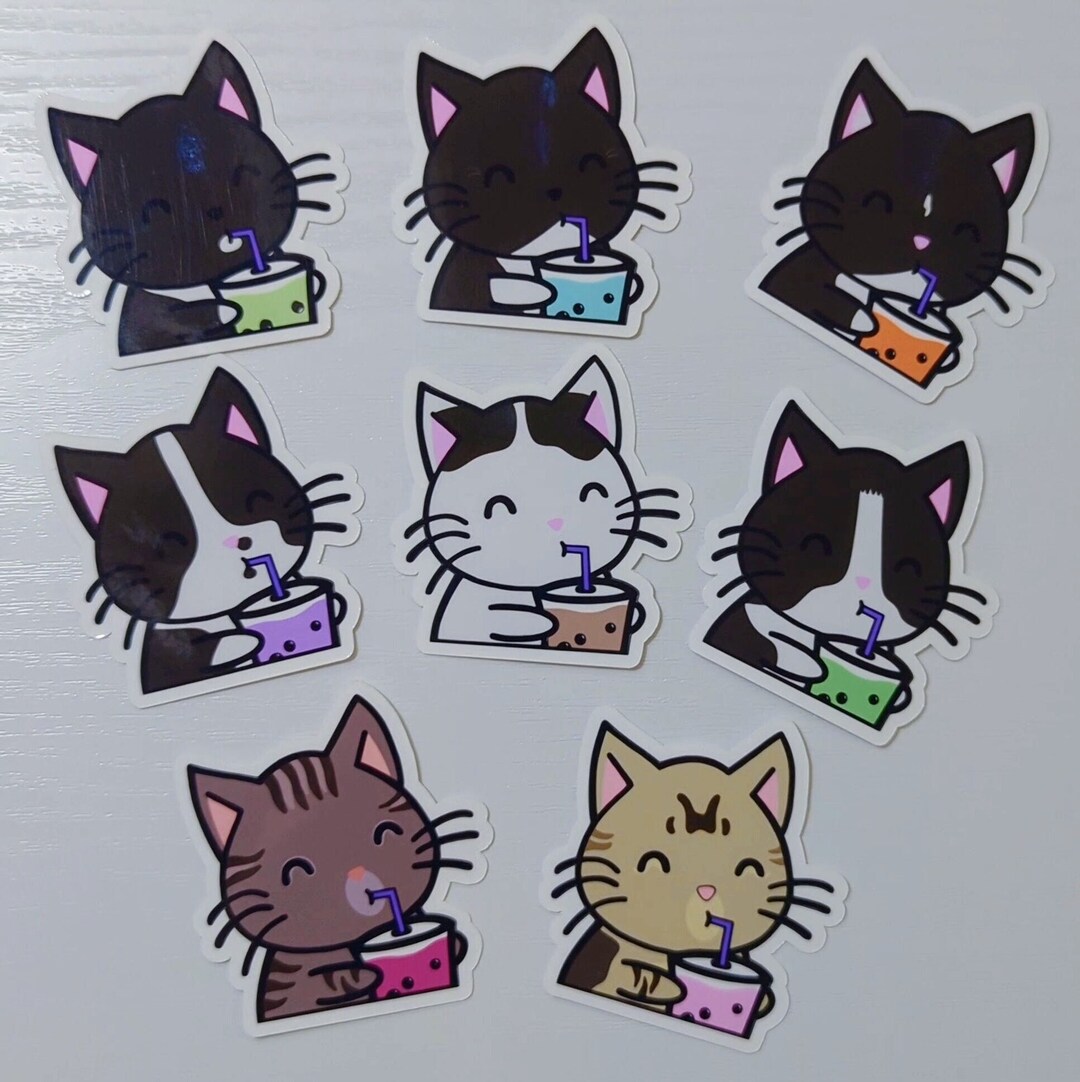 Custom Cat Sticker Bundle | Daisy Sticker Bundle Reskin | Your Cat on a ...