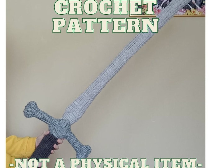 Simple Sword - Crochet Pattern Only - Digital Download - PDF - Etsy