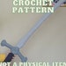 Simple Dagger Crochet Pattern - Etsy